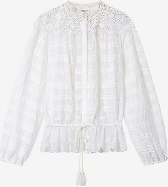 Isabel Marant Haut / Top Polly - Femme - Blanc - Taille 34 - Marant &Eacute;toile