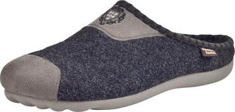 Manitu Home Herren 220201 Pantoffeln, Schwarz (schwarz/grau)