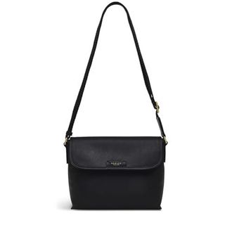 Radley London London Camden Street Responsible Petit sac &agrave; bandouli&egrave;re &agrave; rabat pour femme, fabriqu&eacute; en polyur&eacute;thane &agrave; base deau, Noir, S