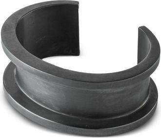 Parts Of Four Reduced Crescent Channel Armband - Silber