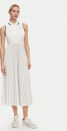 Tommy Hilfiger Kleid für den Alltag WW0WW45167 Weiß Regular Fit