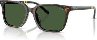 Polo Ralph Lauren Homme, Accessoires, Brun, Taille: 54 MM Lunettes de soleil carr&eacute;es