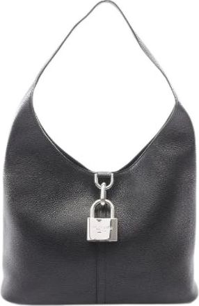 Balenciaga Pre-owned Sac seau North South moyen en cuir - Femme - Pre-owned - Noir - Taille: ONE Size