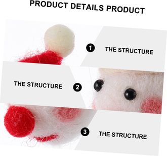 Artibetter 6stücke Schneemann Aus Filz Für Weihnachten Party-Dekoration DIY-bastelzubehör Fenster Und Türschmuck Weihnachtsanhänger Aus Filz