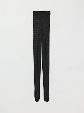 Gucci Strumpfhose mit Allover-GG-Monogramm aus Stretch-Baumwollmischung