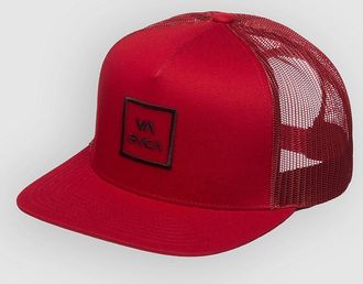 Rvca Va All The Way Trucker Cap red earth