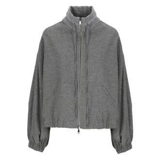 D.exterior D.exterior M&auml;ntel Grau - - Sweatshirts & Hoodies - Damen - Grau - S