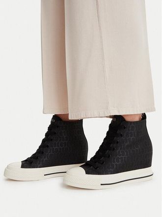 Guess Sneakers aus Stoff FLTSUN FAL12 Schwarz