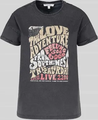 Garcia Regular Fit T-Shirt aus reiner Baumwolle