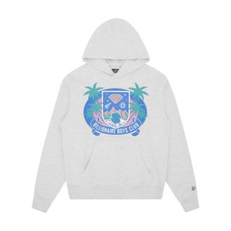 Billionaire Boys Club Tropical Crest Popover Hood - - Sweatshirts & Hoodies - Herren - Grau - S
