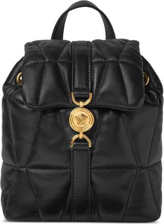Versace Kleio Quilted Nappa Backpack - - Bags - Damen - Schwarzk - ONE SIZE