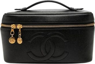 Chanel Sac Vanity Pre-owned - Femme - Pre-owned - Noir - Taille: ONE Size