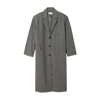 American Vintage Femme, Manteaux, Gris, Taille: 40 FR Rofy Coat