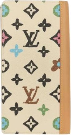 Louis Vuitton Portefeuille Pre-owned en toile - Femme - Pre-owned - Beige - Taille: ONE Size