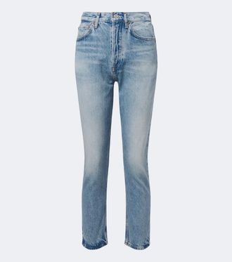 A Gold E Jean straight Riley