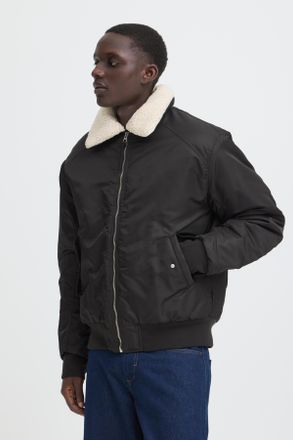 Blend Bomberjacke BLEND BHGATLIN BOMBER JKT, Herren, Gr. XXL, schwarz beauty, Web, Obermaterial: 100% Nylon, unifarben mit Farbeinsatz, loose fit normal, Ri