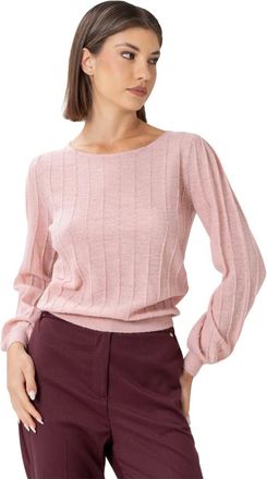 Kocca Femme, Pulls, Rose, Taille: 42 FR Classy Long Sleeved Soft Sweater