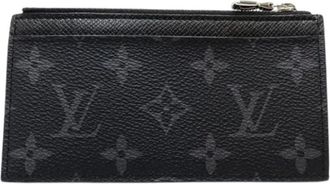 Louis Vuitton Porte-monnaie Pre-owned Monogram Eclipse - Homme - Pre-owned - Noir - Taille: ONE Size