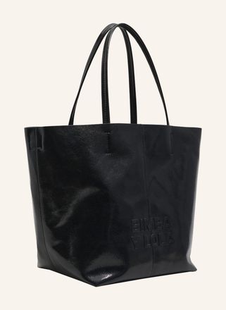 Bimba & Lola Bimba Y Lola Leder-Shopper-Tasche schwarz