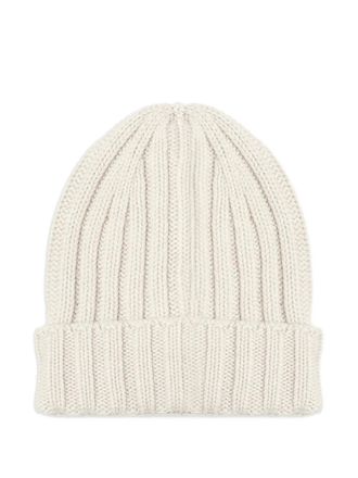 John Galliano bonnet en maille &agrave; design c&ocirc;tel&eacute; - Tons neutres