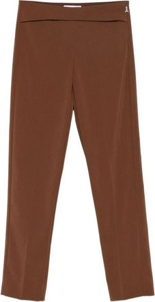 Patrizia Pepe Femme, Pantalons, Brun, Taille: 38 FR Pantalon Cigarette