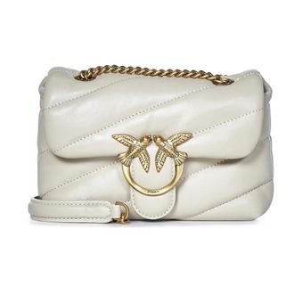 Pinko Pinko, Femme, Sacs, Beige, Taille: ONE Size Sac Bandouli&egrave;re Beige &Eacute;l&eacute;gance