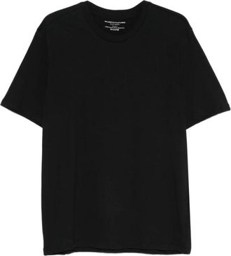 Majestic Filatures Homme, Tops, Noir, Taille: M T-shirt &agrave; col rond