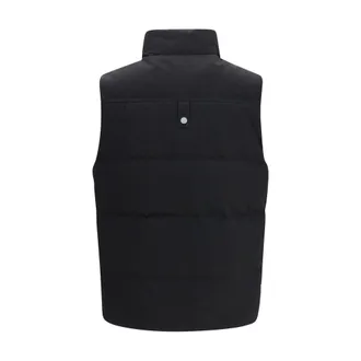 Moose Knuckles Mens Black Cotton Sleeveless Jacket Clothing