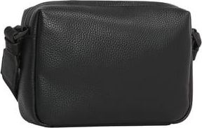 Calvin Klein Körner Leder -Effekt -Umhängetasche - Schwarz