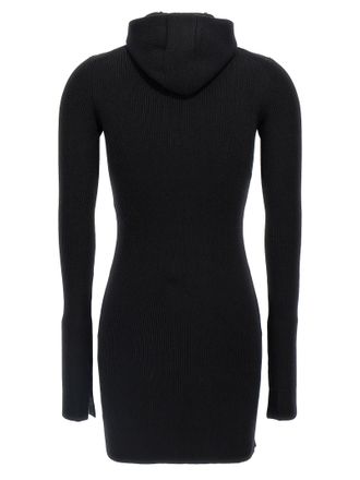 Fendi Womens Black Wool Short Dress