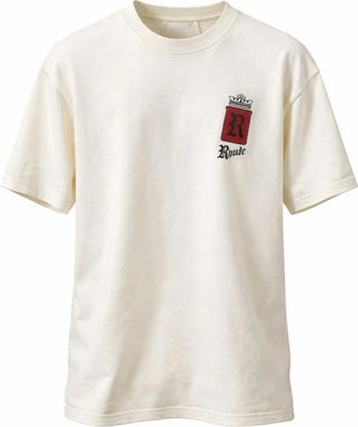 Rhude Homme, Tops, Blanc, Taille: S Collins Fumar Tee