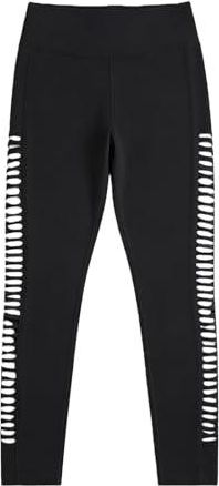 Generic Leggings de yoga &eacute;pais et taille haute pour lentra&icirc;nement, la course et le yoga pour femme, Noir, L
