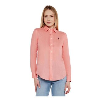 Ralph Lauren Leinenhemd - - Blouses & Shirts - Damen - Rosa - M