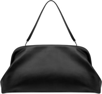 Alberta Ferretti Alberta Ferretti Hobo Bags - Elongated Handbag With Gathered Silhouette - Gr. unisize - in Schwarz - für Damen