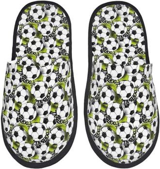 Generic Chaussures De Maison Moyen Du Football Et Du Soccer Fuzzy Pantoufles Int&eacute;rieur Et Ext&eacute;rieur Chaussures Unisexes Shoes Pour Chambre &Agrave; Coucher H&ocirc;tels Sp