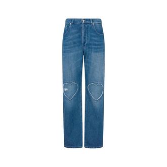 Moschino Damen, Jeans, Blau, XSGr&ouml;&szlig;e