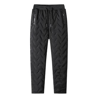 Generic Winterhose Herren - Herren Jogginghose mit Fleecefutter f&uuml;r winterliche Aktivit&auml;ten Bequeme Freizeit