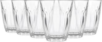 Argon Tableware 125ml Geriffelte Saftgl&auml;ser - 6X Sp&uuml;lmaschinenfest K&uuml;che Wasser Cocktail Saft Gin Wein Whisky Trinken Glaswaren Gl&auml;ser Set