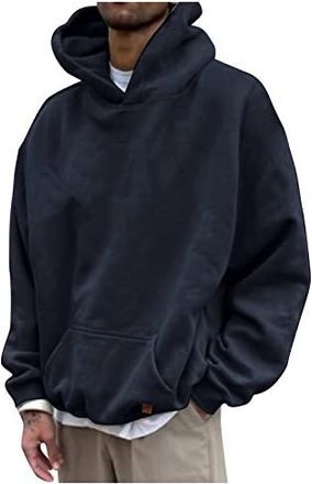 Generic Sweat a Capuche Homme Sweatshirt Hooded Sweatshirt &agrave; Capuche Homme avec Broderie, Style Hip-Hop D&eacute;contract&eacute; pour Un Look Europ&eacute;en