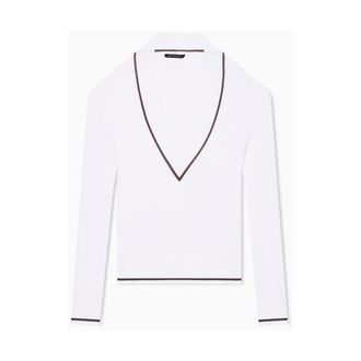 A|X Armani Exchange Damen, Strickwaren, Wei&szlig;, SGr&ouml;&szlig;e