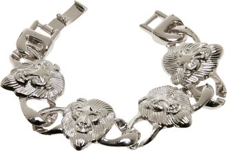 Urban Classics Lion Bracelet, silver, L/XL