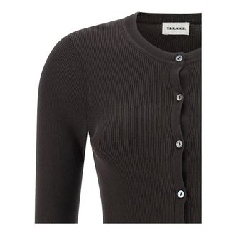 P.A.R.O.S.H. P.a.r.o.s.h., Damen, Strickwaren, Braun, LGr&ouml;&szlig;e