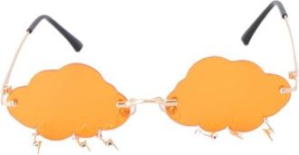 BESPORTBLE Lunettes de Soleil &Eacute;clair Nuage sans Cadre Protection Uv400 Accessoire L&eacute;ger pour Femmes et Moments Festifs