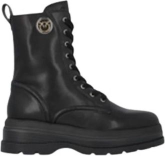 Pinko Pinko - Eva 05 Bottines &agrave; Lacets - Femme - Chaussures - Noir - Taille: 38 EU