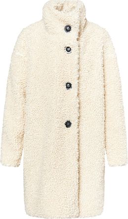 Dreimaster Vintage Damen Mantel 37029433, Wollweiss, XS/S