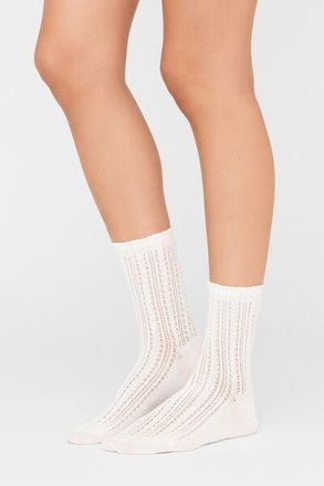Calzedonia Socken Mit Lochmuster Wei&szlig;