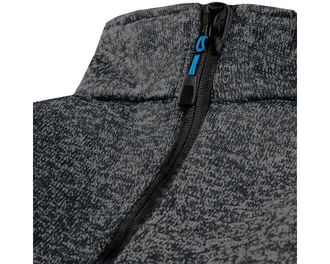 Brigg Fleecejacke &Uuml;bergr&ouml;&szlig;e Brigg Strickoptik Fleecejacke mittelgrau