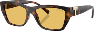 Tiffany & Co. unisex, Accessoires, Brun, Taille: 56 MM Tf4255U Lunettes de soleil