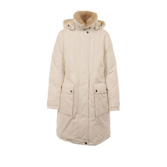 Woolrich Femme, Manteaux, Beige, Taille: 38 FR Manteaux dHiver &Eacute;l&eacute;gants