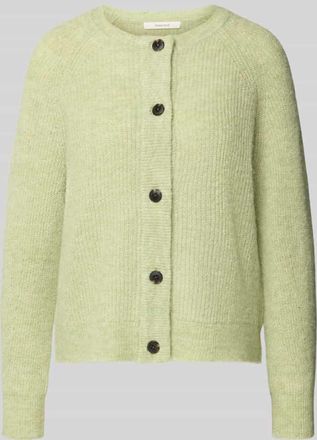 Selected Regular Fit Strickjacke aus Woll-Mix mit Alpaka-Anteil Modell LULU